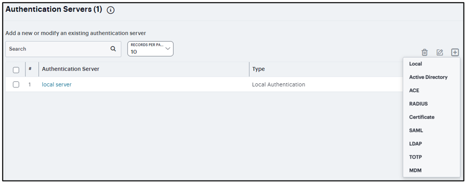 Authentication and Directory Servers