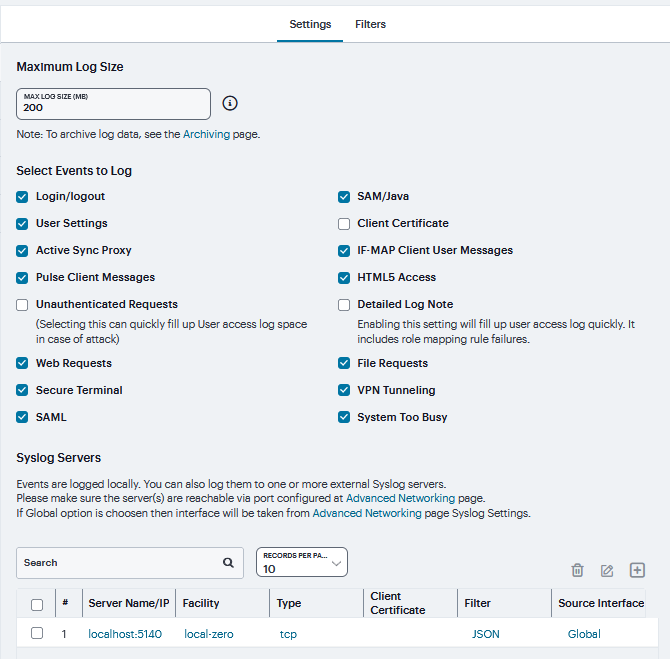 System Configuration