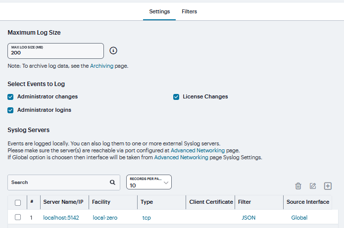 System Configuration