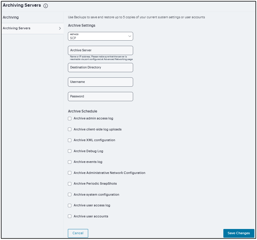 Configuration File Administration