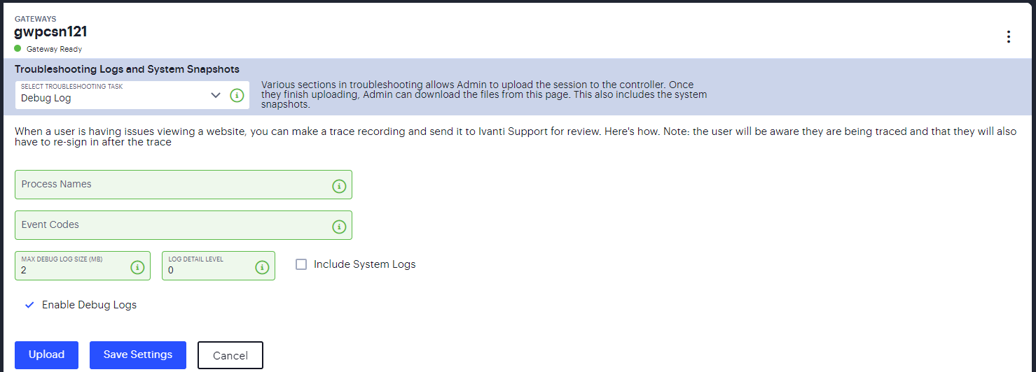 Using the Troubleshooting Tools