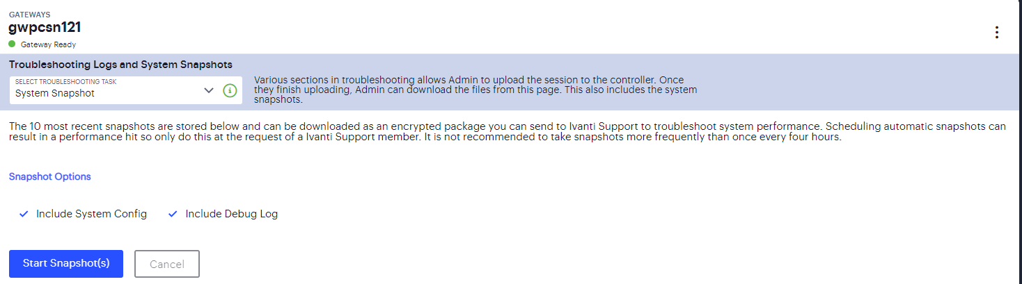Using the Troubleshooting Tools