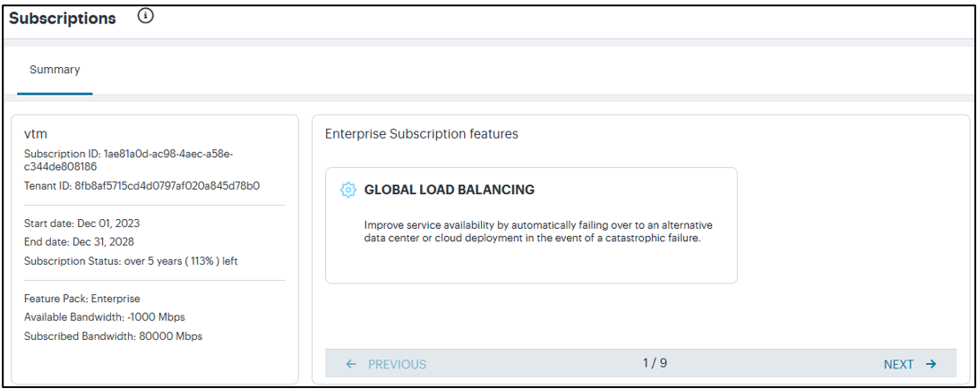 Licensing/Subscription