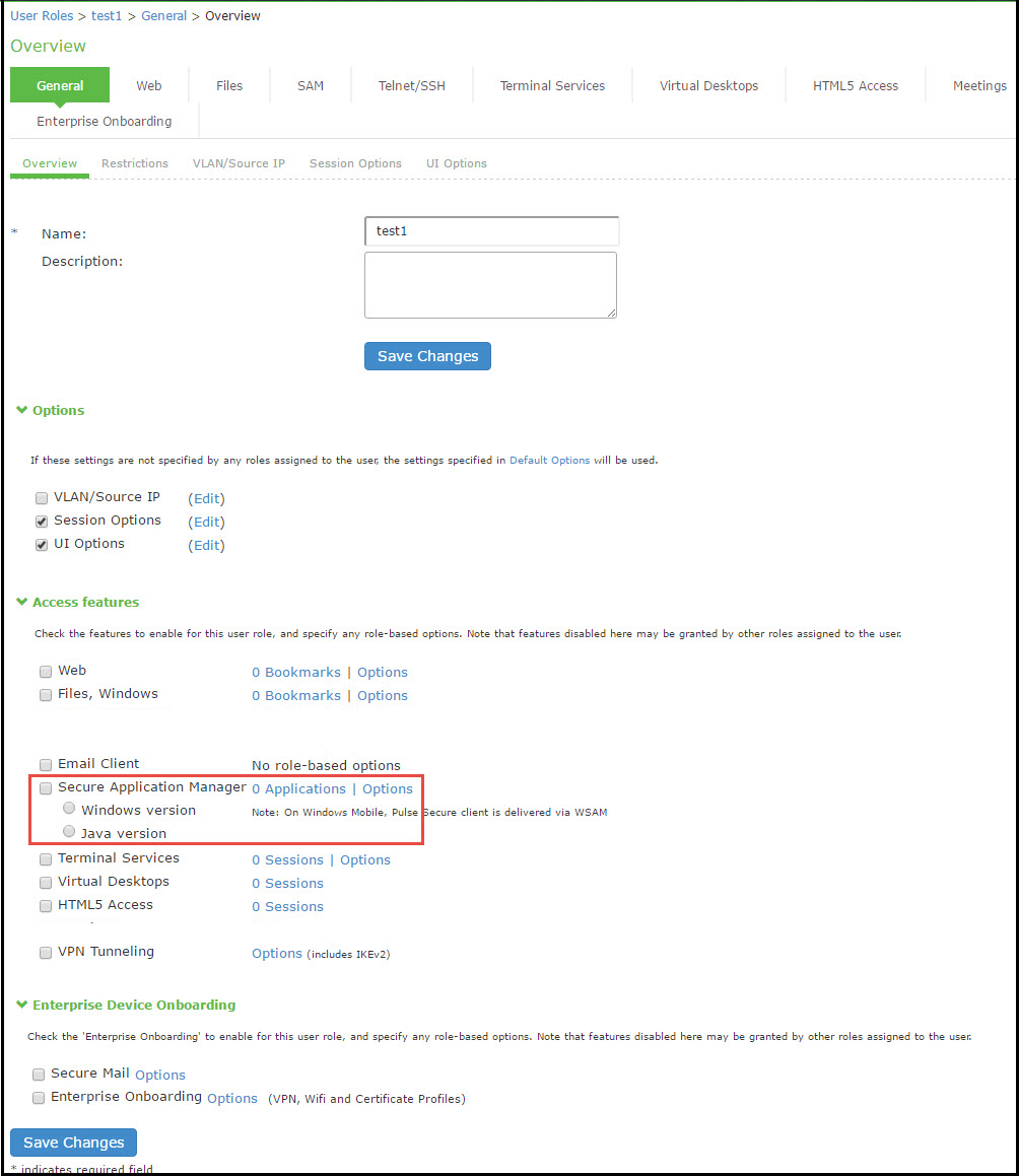 Secure Application Manager