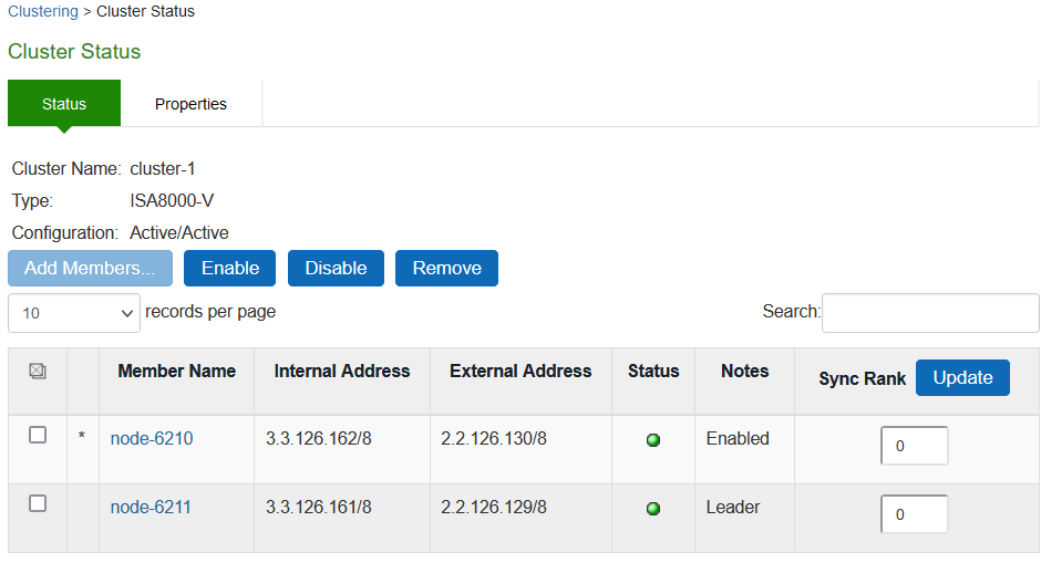 Example: Creating an Active/Passive Cluster that Supports IPv6 Client ...
